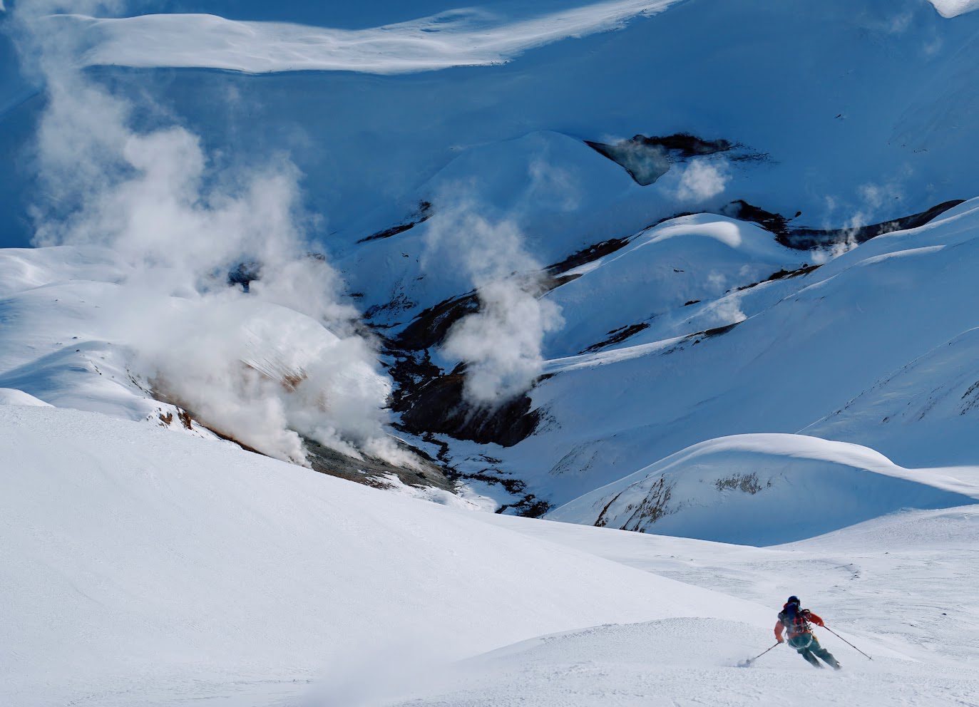 Hot spring ski tour - Outsiders Iceland